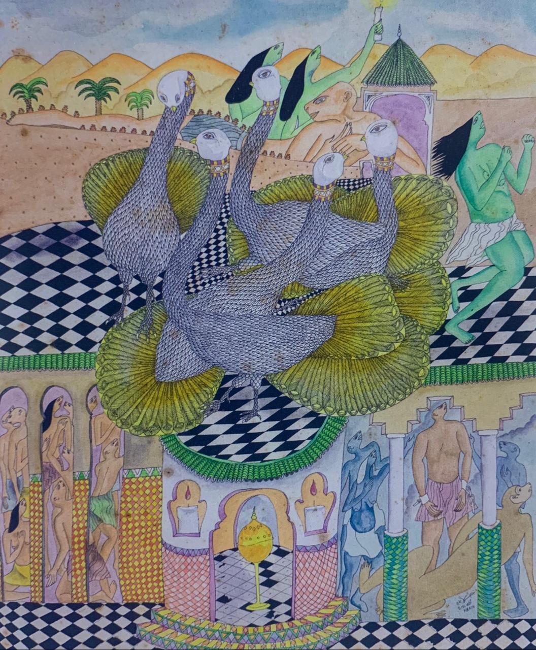 Exposition rétrospective de l’artiste Abbès Saladi | Bloc 9 Art Store