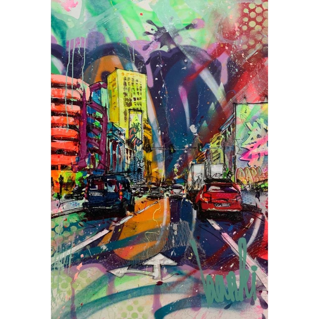 Casablanca Dimensions 130X80cm BARKI Cheaib - Bloc 9 Art