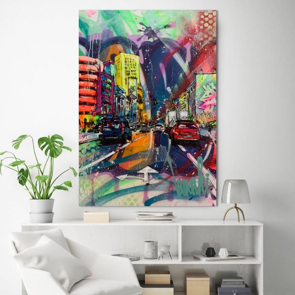 Casablanca Dimensions 130X80cm BARKI Cheaib - Bloc 9 Art