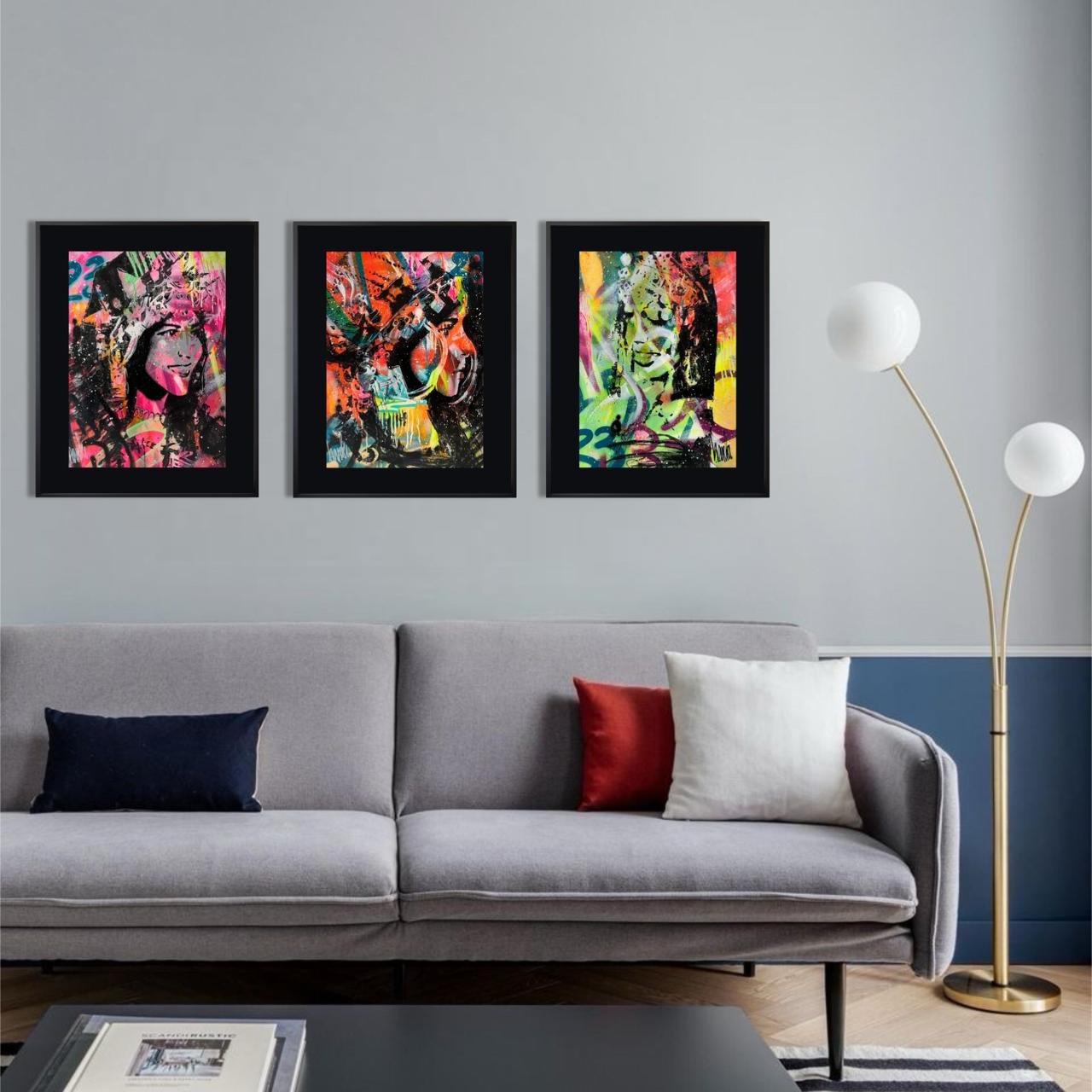 Barki portrait N 02 Dimensions 76X62cm BARKI Cheaib - Bloc 9 Art