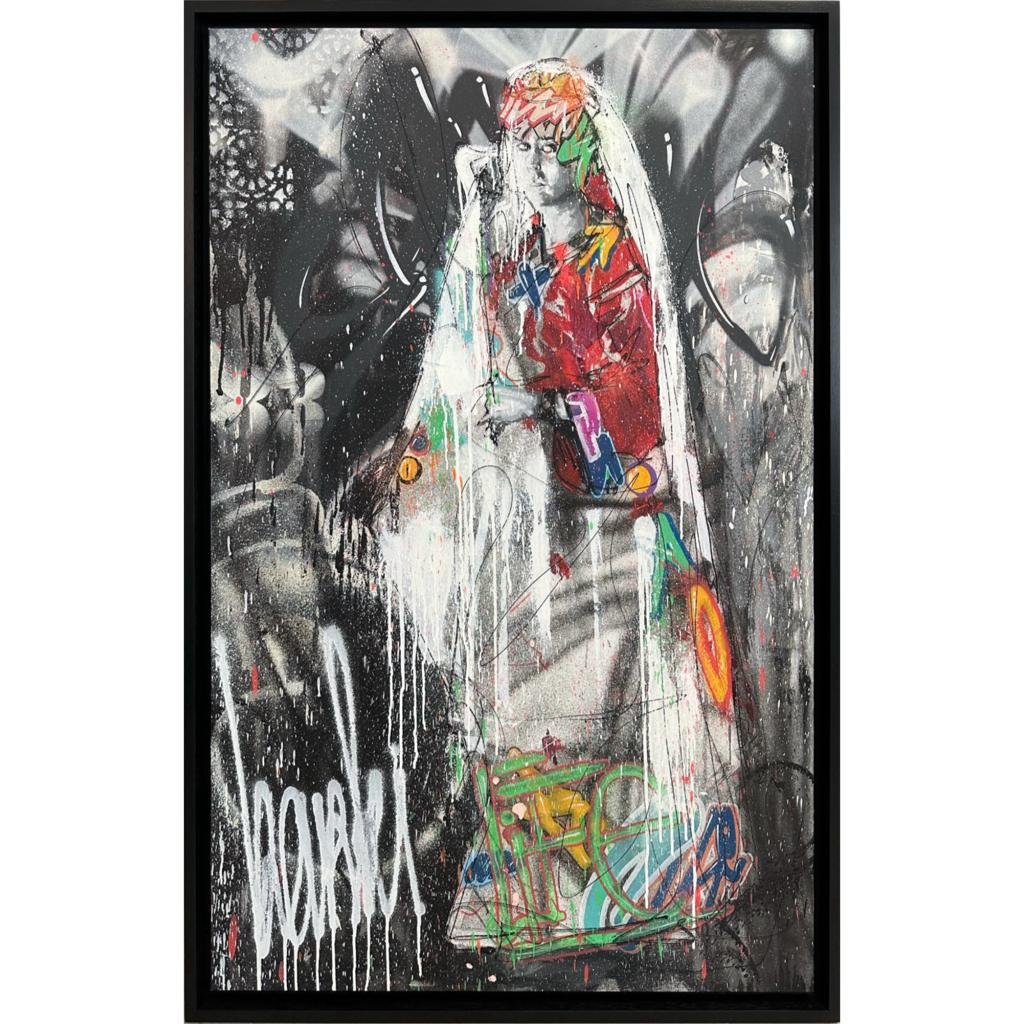 Barki portrait N 04 Dimensions 86 X 126 cm BARKI Cheaib - Bloc 9 Art