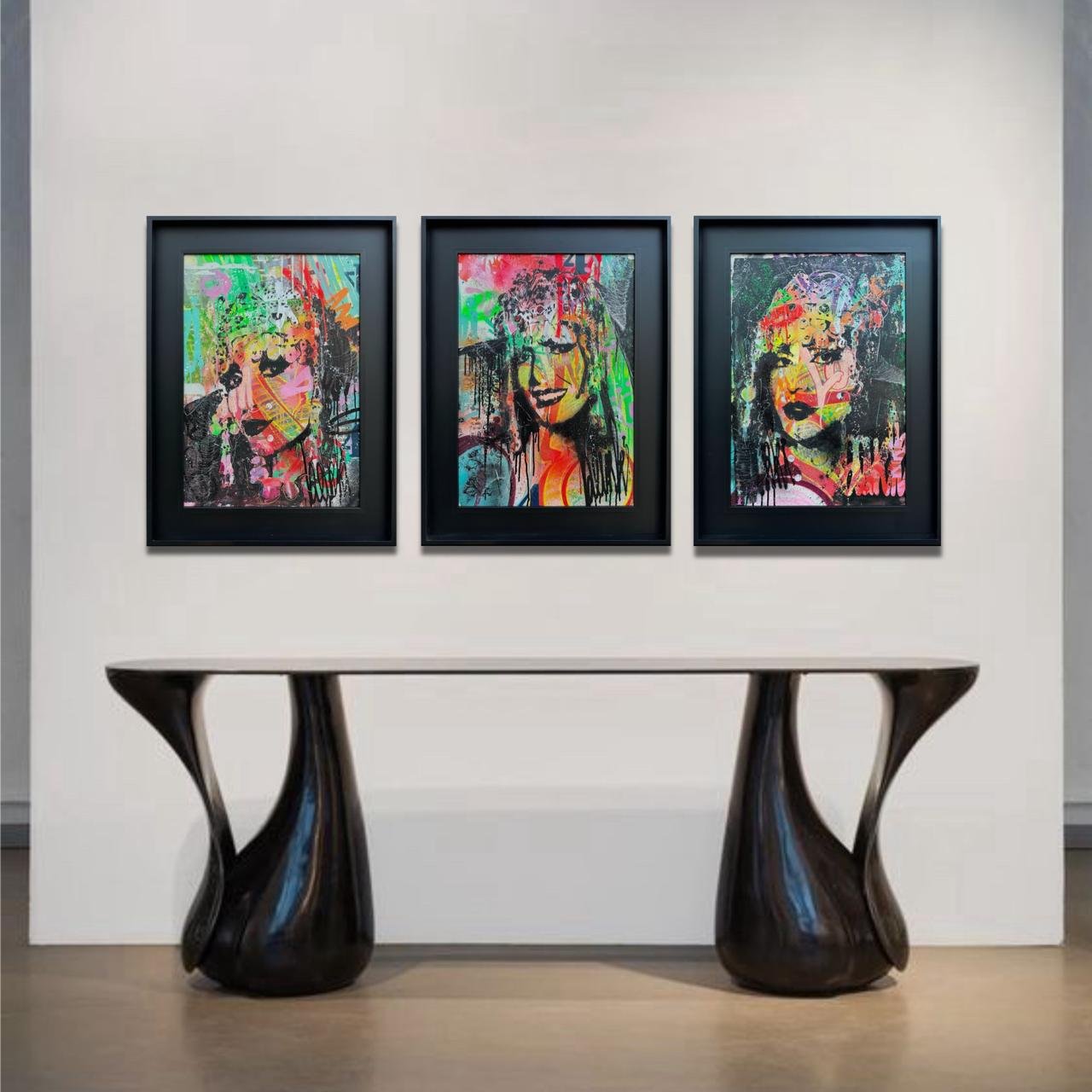 Barki portrait N 08Dimensions 91 X 70 cm BARKI Cheaib - Bloc 9 Art